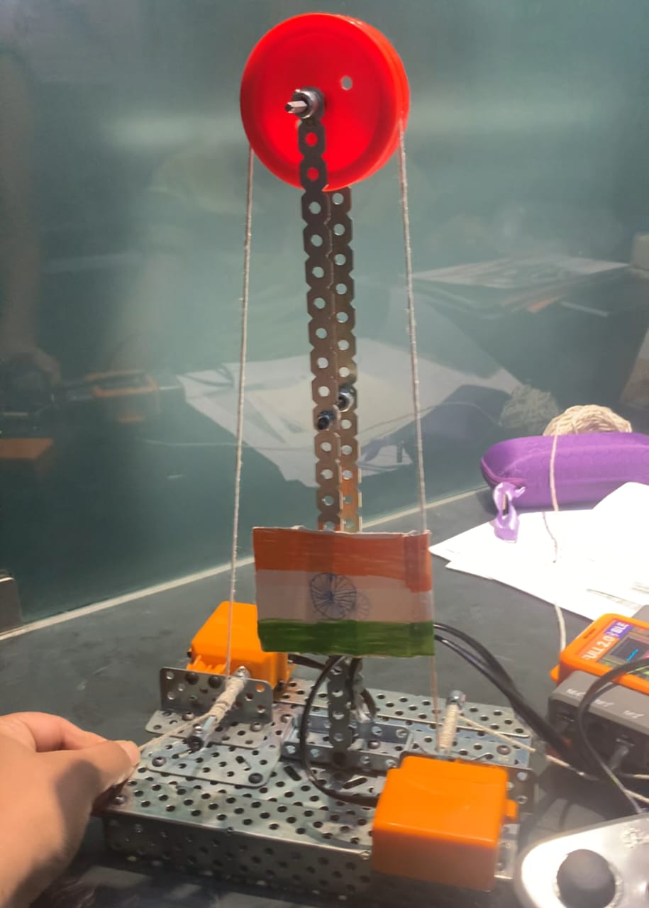 Automatic Remote controlled Flag hoister - Avishkaar Project